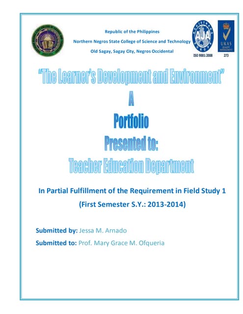 Field Study 2 (FS 2) - Episode 2 [2018] | PDF