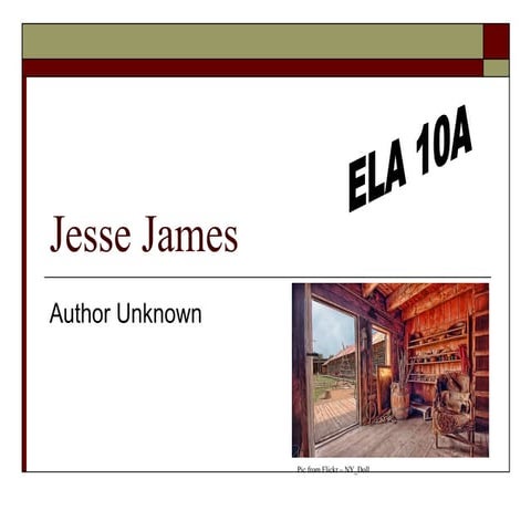Jesse James | PPT