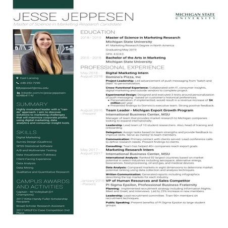 Jesse Jeppesen Resume | PDF