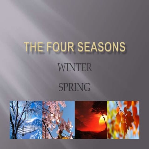 The Four Seasons | PPSX | Weather | Science