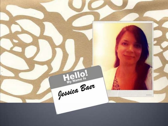 Jessica Baer, Visual Resume9.6 | PPT