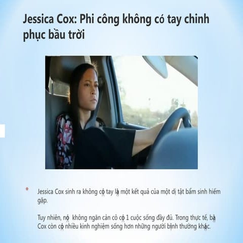 Jessica cox | PPT