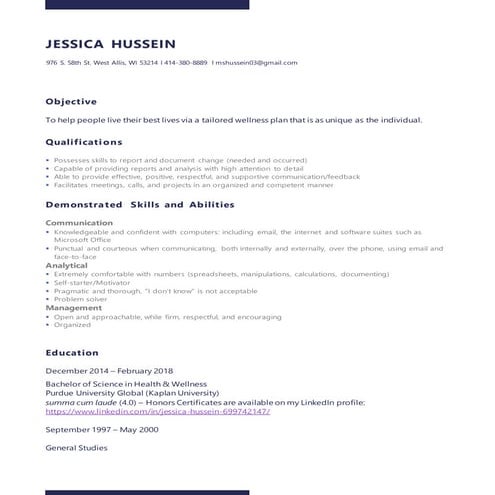 Jessica Resume | DOCX