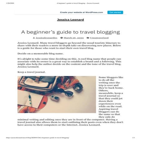 Jessica Leonard | PDF | Internet for Beginners | Internet
