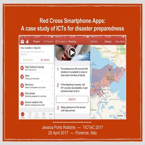 Disaster preparedness: a universal tech solution? - Jessica Ports ...