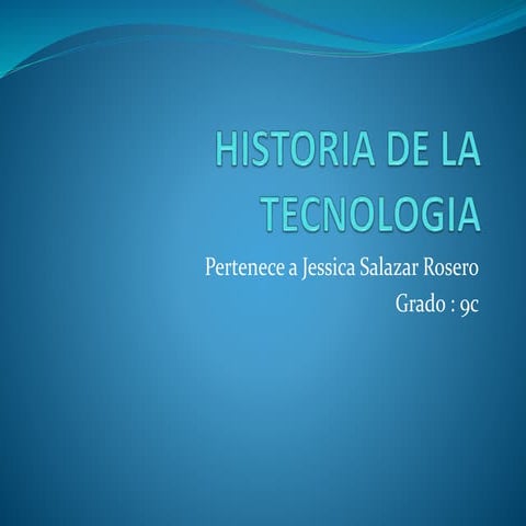 La tecnologia | PPTX