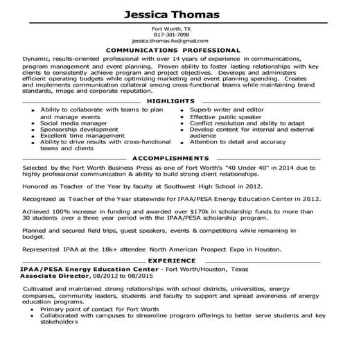 Resume | PPTX