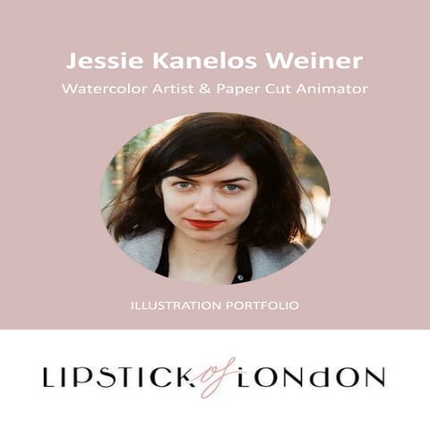 Jessie Kanelos Weiner Watercolor Artist And Paper Cut Animator Pdf
