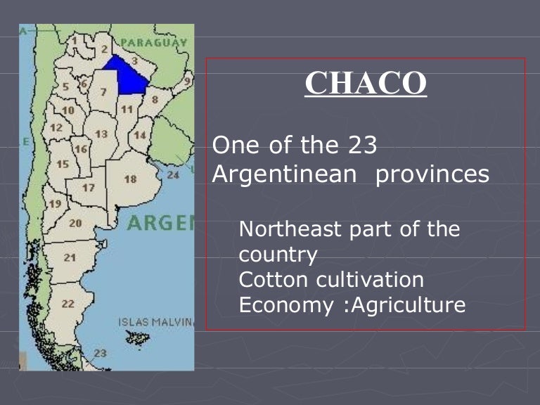 Key Cities and Towns in Chaco