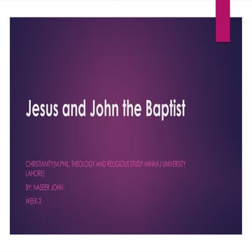 Jesus and John the Baptist -PPT.pptx