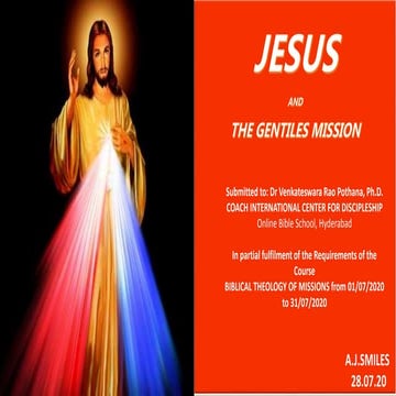 Jesus and the Gentiles Mission | PPTX