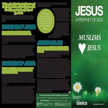 Jesus a prophet_of_god | PPT
