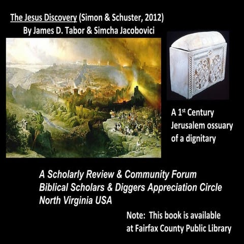 Jesus discovery stunning archeology find jerusalem | PPT