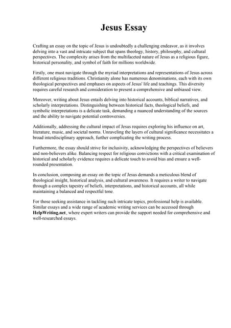 Essay On Jesus Christ.pdf