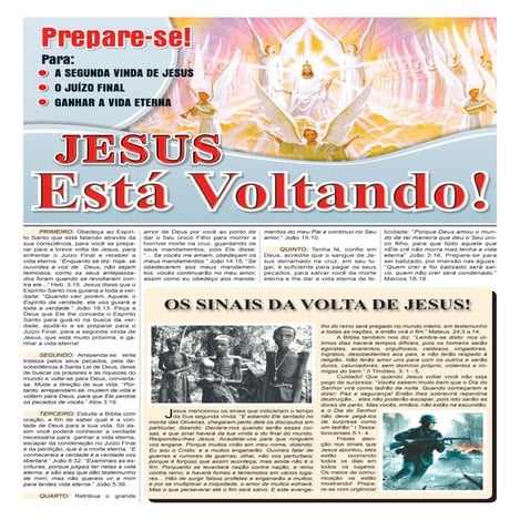 Jesus esta voltando folhetao | PDF
