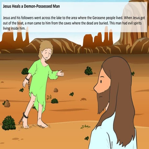 Jesus Heals a Demon-Possessed Man | PDF