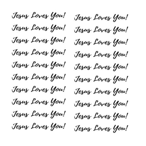 Jesus Loves You! Jesus Loves You! Jesus Loves You! | PDF | Christianity ...