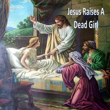 Jesus Raises a Dead Girl | PPTX