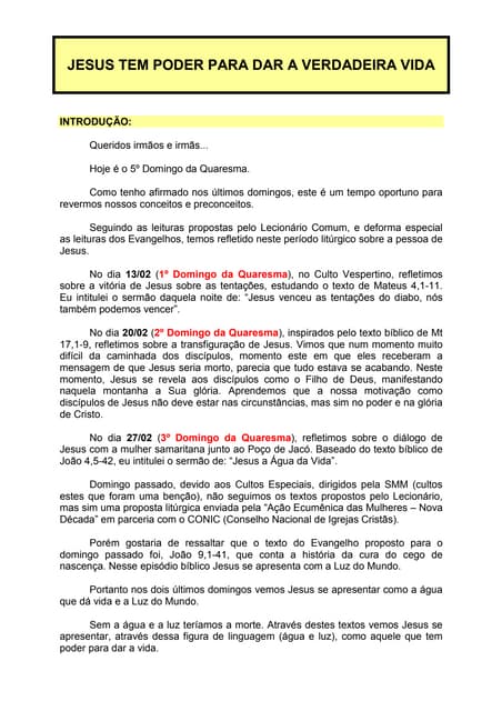 A vida de Jesus para crianças | PDF