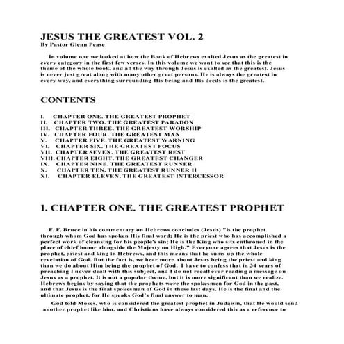 Jesus the greatest vol2 | PDF