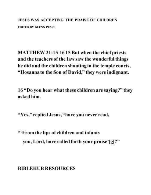 Why Kids Matter | PPTX