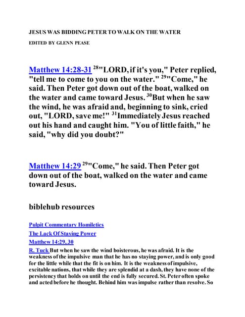 Peter walks on water - A short presentation.pptx