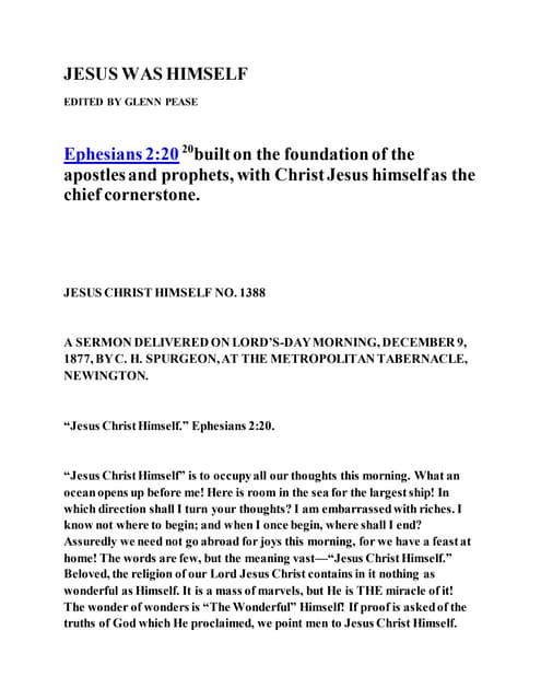 The Christian Self, Part I - Individuality, Identity, Submission | PPT