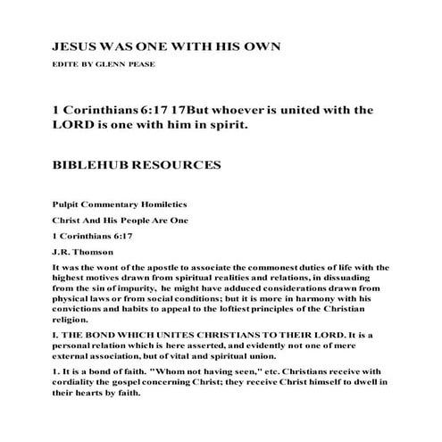 Union with Christ | PDF