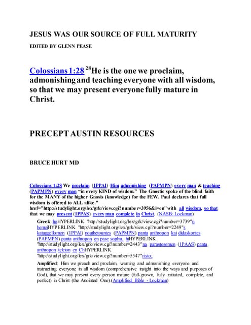 Flyover: Part 1 - Introduction & the Gospel of Mark | PPT