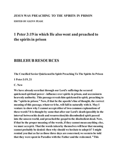 Purgatory part 1 ... introduction & early biblical concepts | PPT