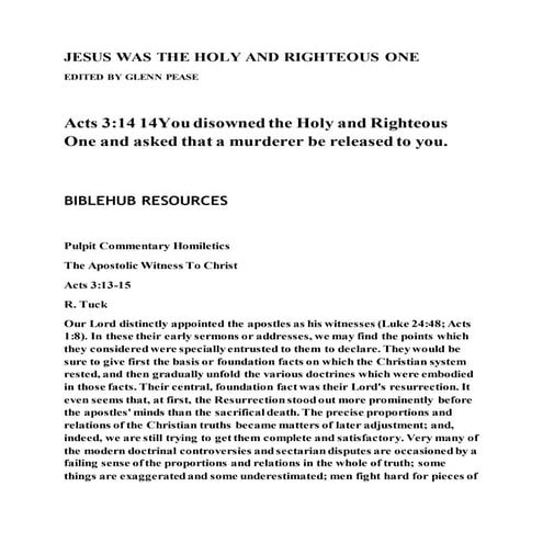 Jesus was the holy and righteous one | PDF