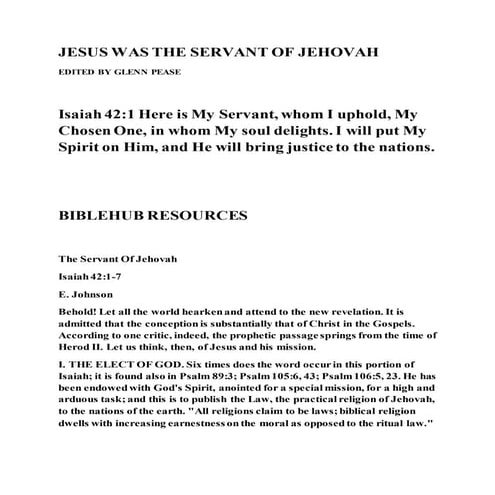 Isaiah 49 servant | KEY
