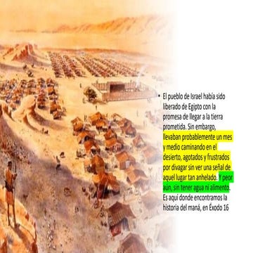 JESUS DA EL REGALO DEL MANA A SU PUEBLO CAMINO AL DESIERTO | PDF