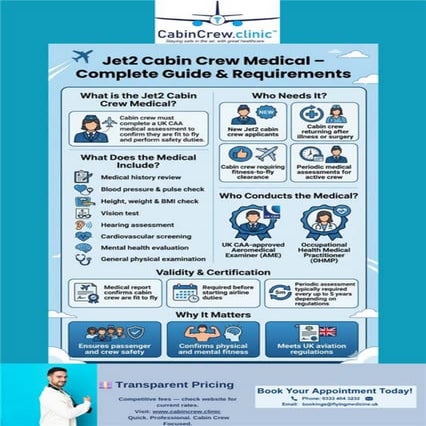 Infographic: Luton Airport Cabin Crew Medical | PDF