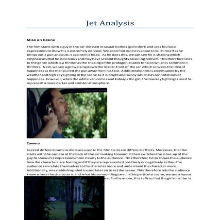 Jet analysis | PDF