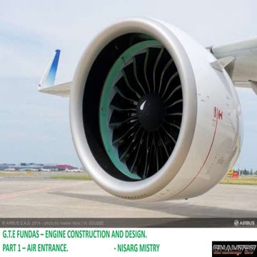 GAS TURBINE ENGINES CONSTRUCTION PART 1 - INLET | PPTX