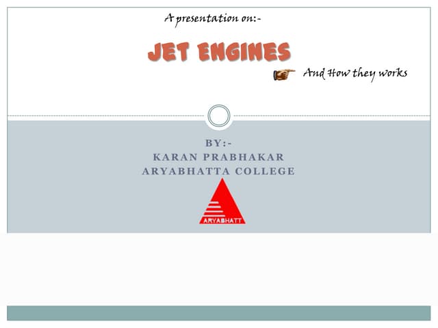 best ppt on jet engines | PPTX