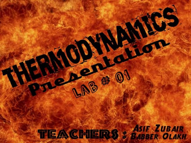 Thermodynamic cycles | PPTX