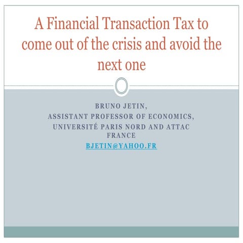 Jetin Presentation FTT | PPTX | Business Accounting & Finance | Business