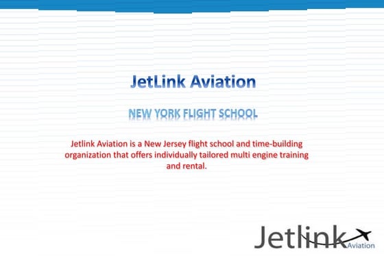 Jetlink Aviation presentations