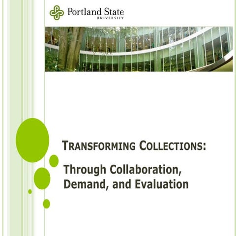 Je Transforming Collections Ppt