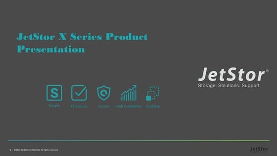 JetStor NAS series 2016 | PPT