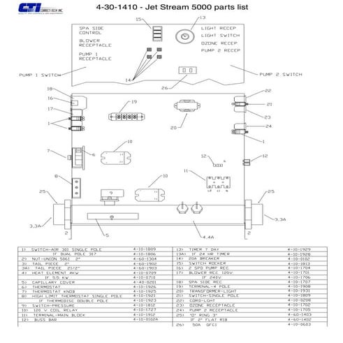 Jetstream 5000-parts-list revised | PDF