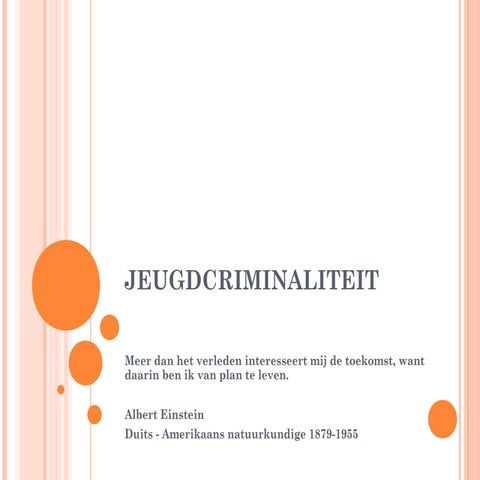 Jeugdcriminaliteit | PPT