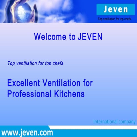 Jeven - Top Ventilation for Top Chefs | PPT