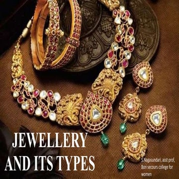 Jewellery and its types | PPTX