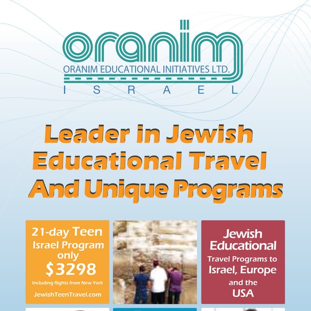 Destination Israel Newspaper Ad | PDF