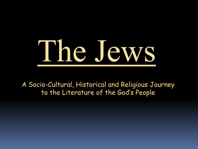 Ancient Israel Powerpoint | PPT