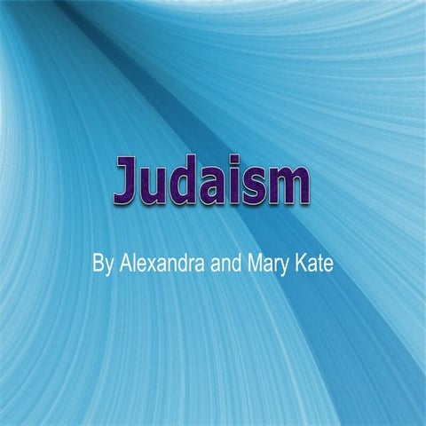Judiasm Powerpoint | PPT