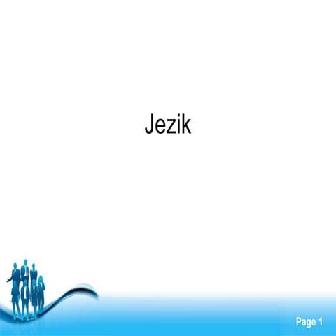 Jezik sedmi razred | PPTX